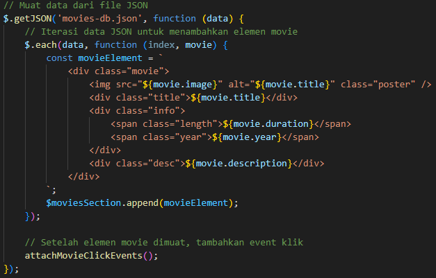 Proyek JavaScript - Dewacloud Academy